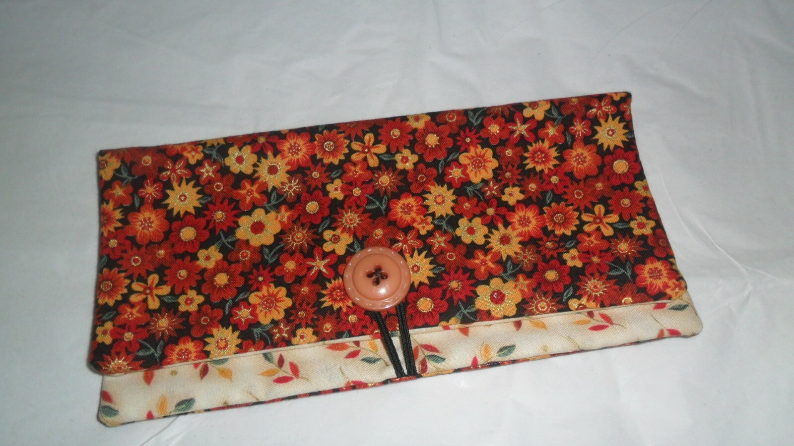 NEW FABRICS Handmade Cotton Fabric Checkbook Covers with Card Pockets ...