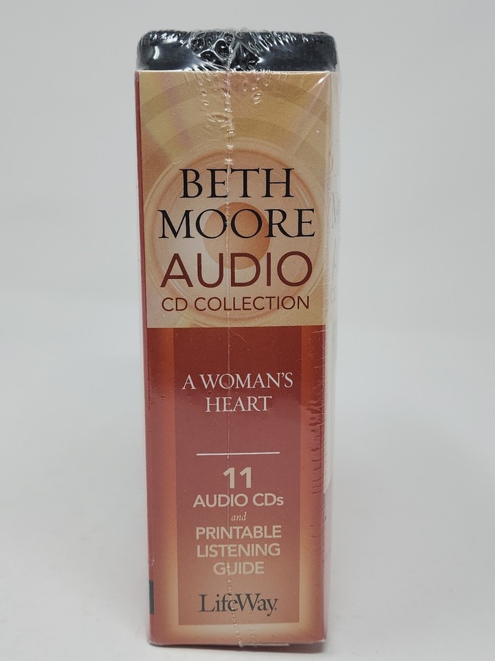 Beth Moore A Woman's Heart 11 Audio CD's & Guide Zippered Case Set ...
