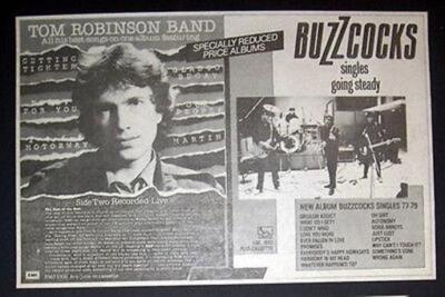Tom Robinson Band, Buzzcocks Split Small 1981 Poster Type Advert | eBay