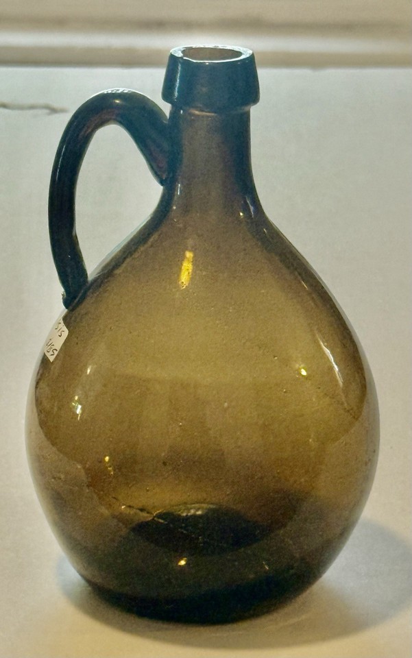 Pretty Pink Puce Iron Pontil Applied Handle Whiskey Jug Probably ...