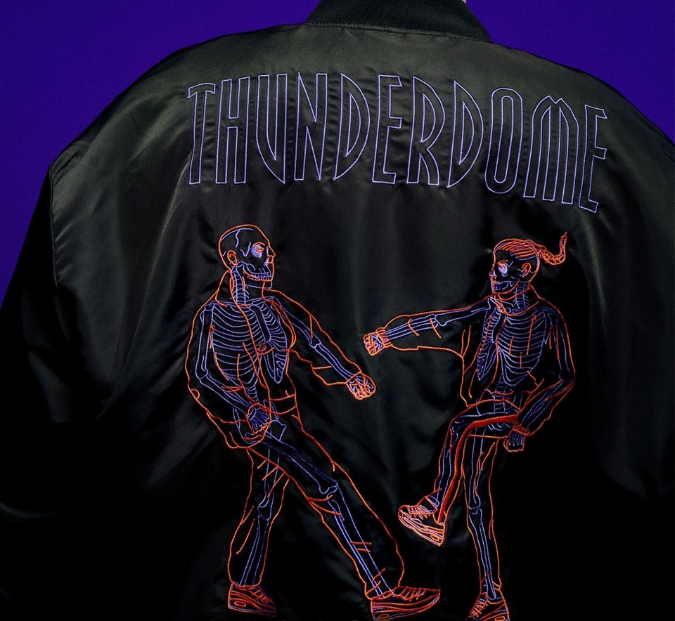 Thunderdome 2025 Move As One HARDCORE GABBER HAKKEN RAVE MA1 Bomber Jacket Med | eBay UK