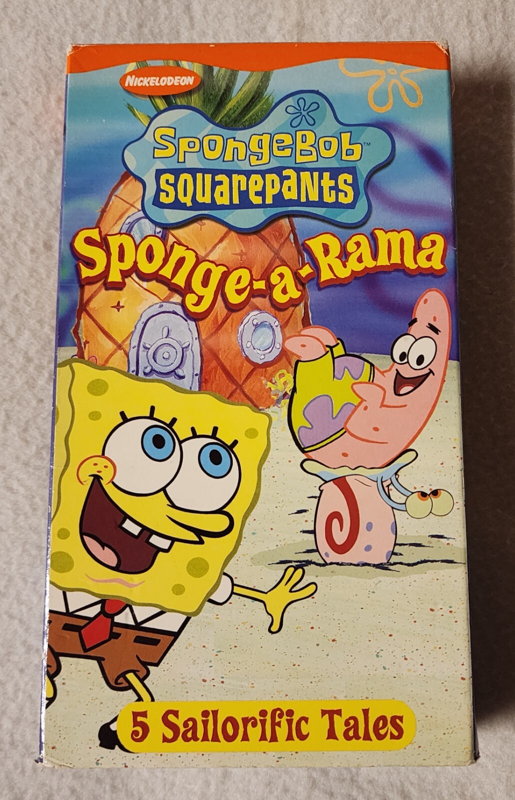 Spongebob Squarepants SPONGE A RAMA VHS Video Tape 2003