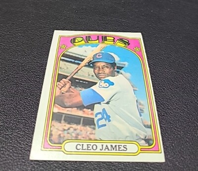 1972 Topps - Yellow under C and S in Cubs #117 Cleo James (RC) | eBay