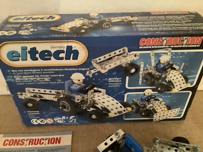 EiTech Construction Car & Trailer Building set with box and instruction ...