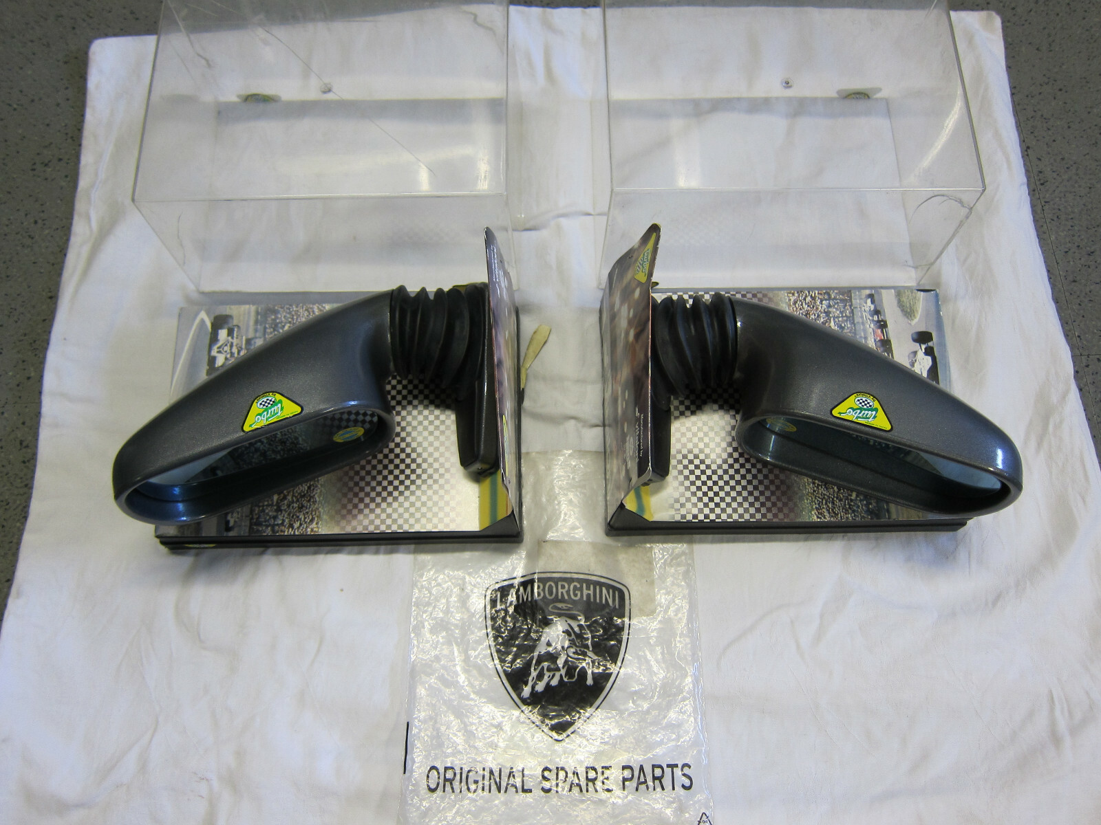 Lamborghini Countach mirror - Vitaloni NOS left + right rare in Box | eBay