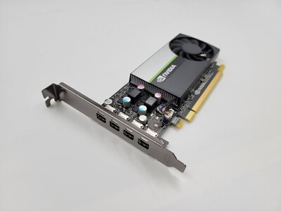 Nvidia Quadro T1000 4GB GDDR6 PCIe 4 xMini Display Graphics Card Dell P ...