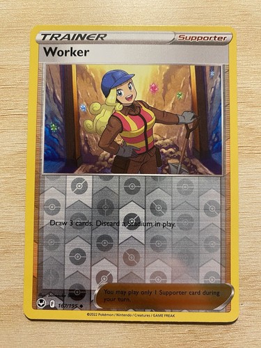 Pokémon TCG Worker Silver Tempest 167/195 Reverse Holo Uncommon | eBay