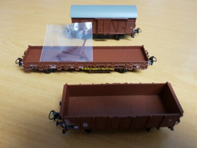 **Trix H0 Set "Güterzug Epoche III der DB", 3-tlg., Neu aus Startset ...