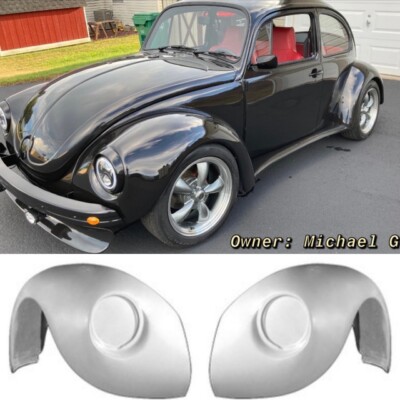 1971-1979 VW Super Beetle NON-FLARED 3" Wider than Stock Front Fenders