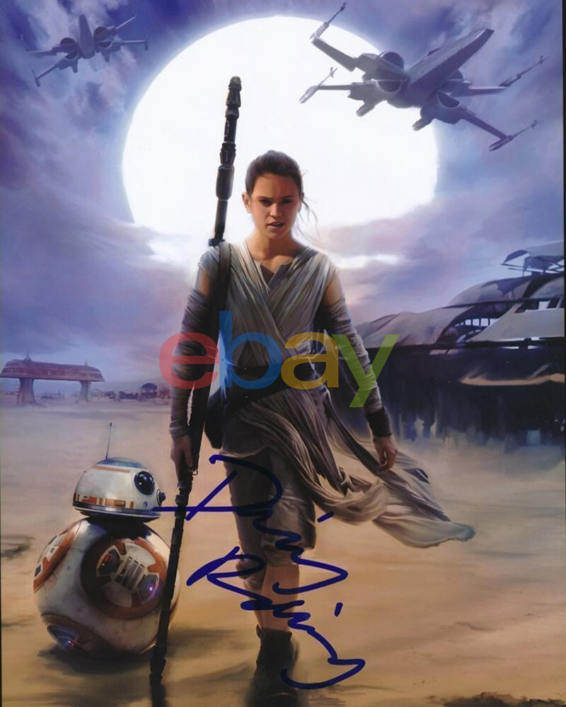 Daisy Ridley Star Wars Signed 8x10 Autographed Photo reprint | eBay