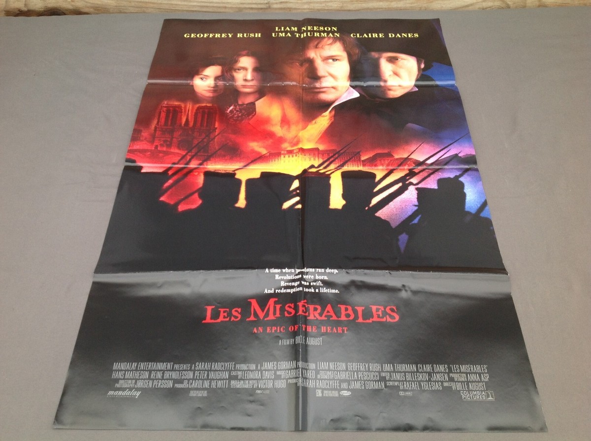 Les Miserables Filmposter Uit 1998 1998 Les Misérables Original Movie