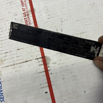 Cummins marine 6bta 370hp engine tag | eBay