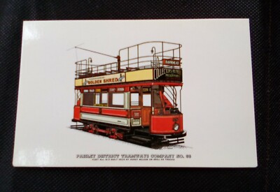 PAISLEY DISTRICT TRAMWAYS COMPANY TRAM COLLECTORS REPRODUCTIONS ...