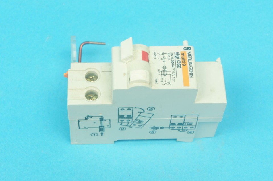 Merlin Gerin 26511 Multi9 Vigi C60 25A 300mA RCD add-on block 2 pole | eBay