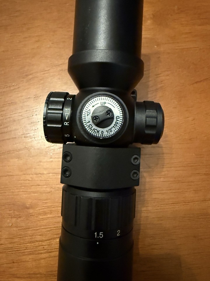 Kruger Tac-Driver 1.5-5x32 Rifle Scope W/ Rail Mount Red/Green Reticle ...