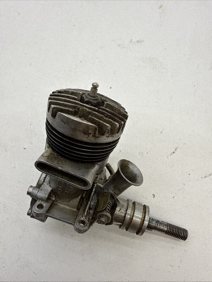 Rare 50s OS Max 29 "Twin Stack" Control Line Model Airplane Engine M8 ...