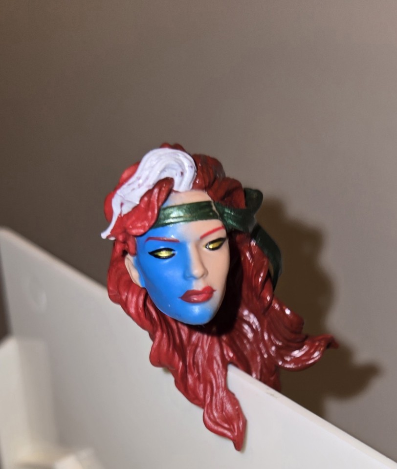 Marvel Legends MYSTIQUE ROGUE HEAD Hasbro 6" scale X-Men FREE SHIPPING ...