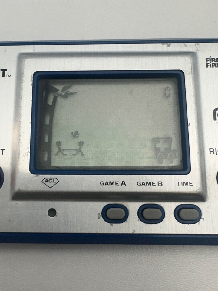 1980 MEGO Nintendo Time Out Game And Watch - Fireman RC-04 Very Nice ...