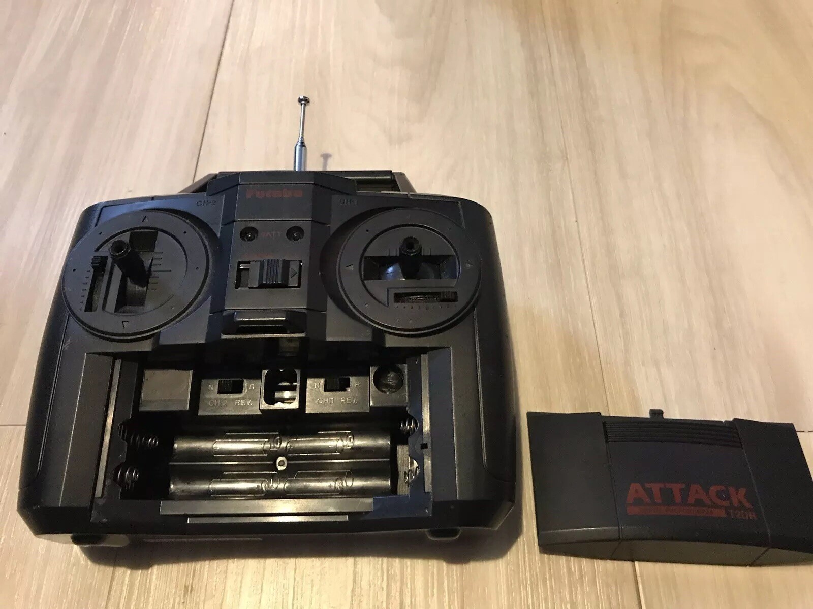 Futaba Attack T2DR Remote Control Black RC Controller 75 MHz Original ...