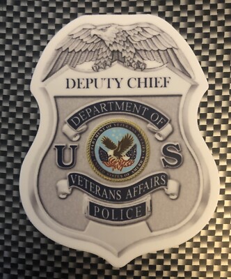 Veterans Affairs Police Deputy Chief Vinyl Sticker. | eBay UK