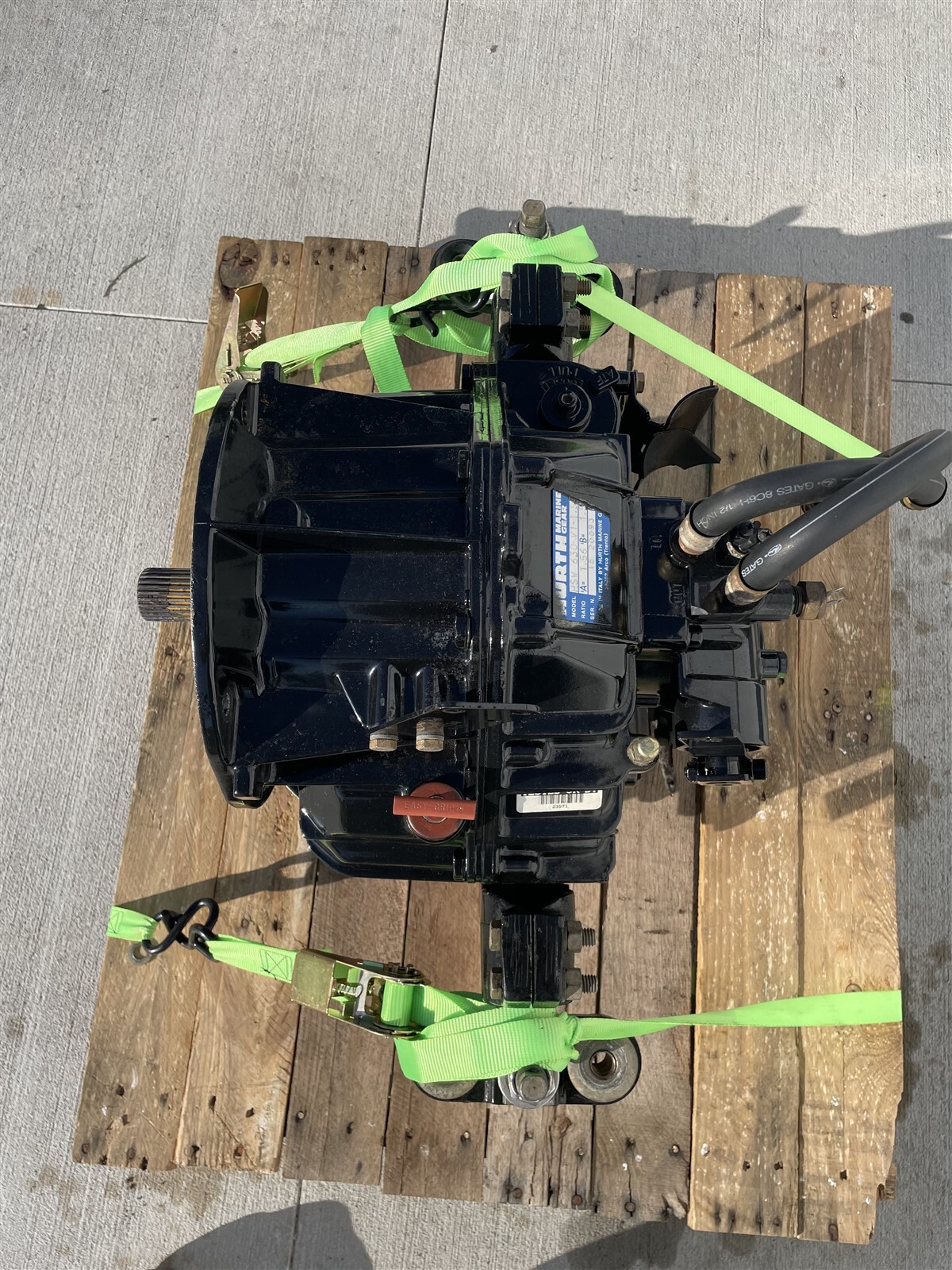 96 Hurth Inboard Transmission HSW 630 V1-1.5 1.56 Drive for Mercruiser ...