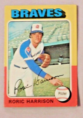 1975 Topps #287 Roric Harrison Atlanta Braves Baseball Card ex | eBay