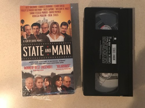 State and Main (VHS, 2001) Alec Baldwin, Charles Durning 794043525230| eBay