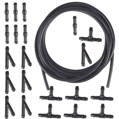 EPDM Windscreen Rubber Windscreen Wiper Washer Jet Tube Pipe Hose+18 ...