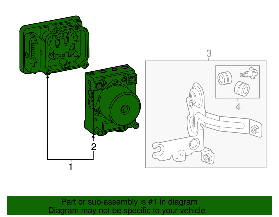 Genuine GM Electronic Brake Control Module 84609554 | eBay