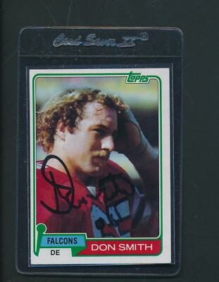 1981 Topps #339 Don Smith Falcons Signed Auto *B828 | eBay