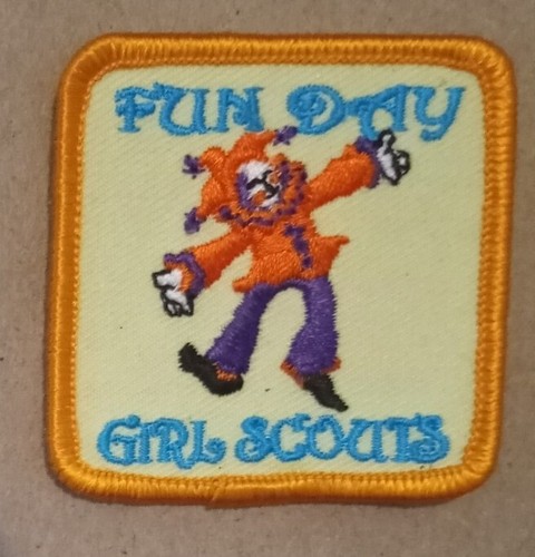 Girl Scouts Fun Day GSA activity fun patch | eBay