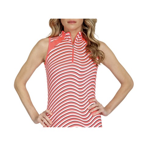 Tail Blooms Funnel Chest Inserts Zip Mock Golf shirt- In Focus - XL ...