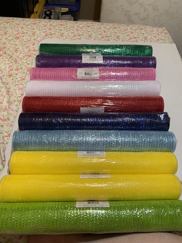 Deco Mesh Ribbon 21” X 10 Yards - NIP | eBay