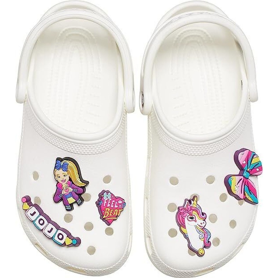 Crocs JoJo Siwa 5-Pack Jibbitz Shoe Charms Nickelodeon Feel The Beat ...
