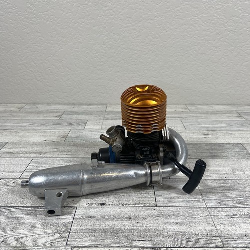Dynamite Mach 427CC R/C Nitro Engine / Exhaust System Untested | eBay