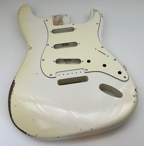 4lbs Nitro Lacquer Aged Relic Olympic White S-Style Vintage Custom ...