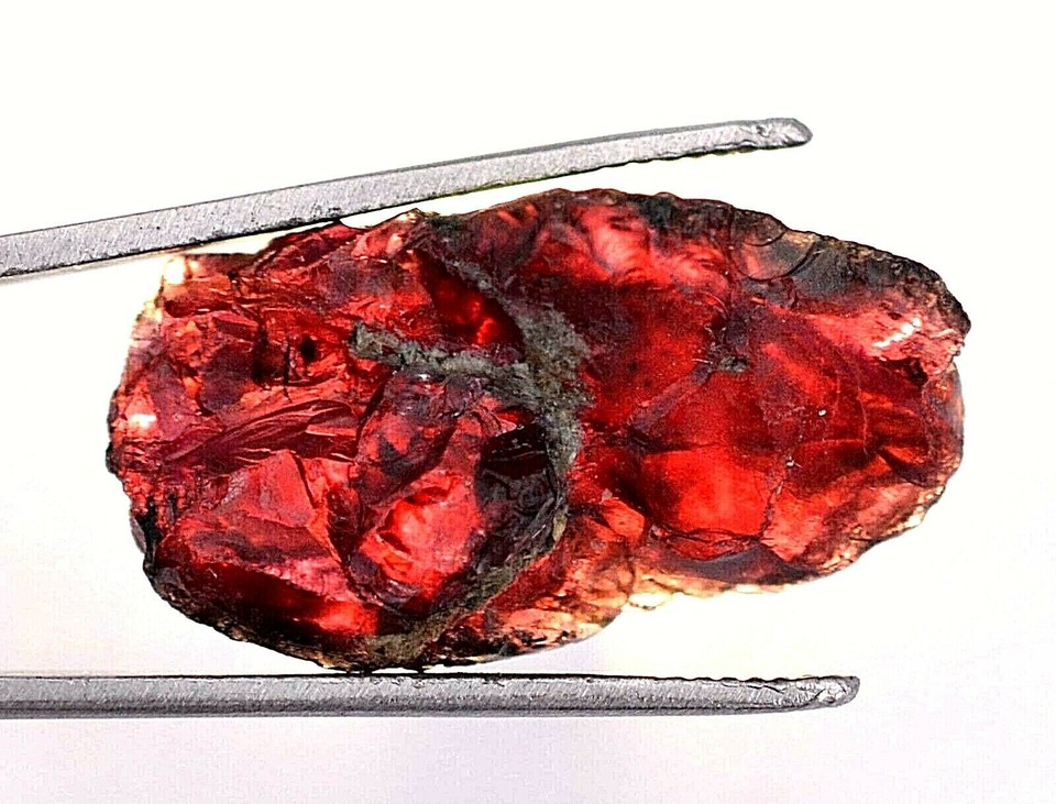 Extremely Rare Painite Red Brown Unheated Facet Rough 26.05 Ct Mogok ...
