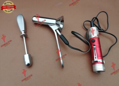 KELLY Hemorrhoid Proctoscope with LED Light Anoscope Rectal Proctoscope ...