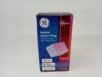 GE Smart Indoor Plug, Smart Outlet Control, WiFi Outlet, Matter ...