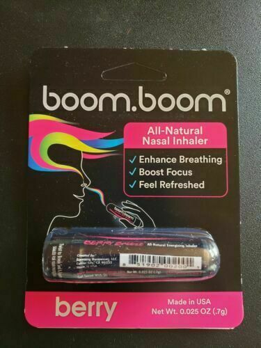 Boom Boom Aromatherapy Nasal Inhaler - Berry for sale online | eBay