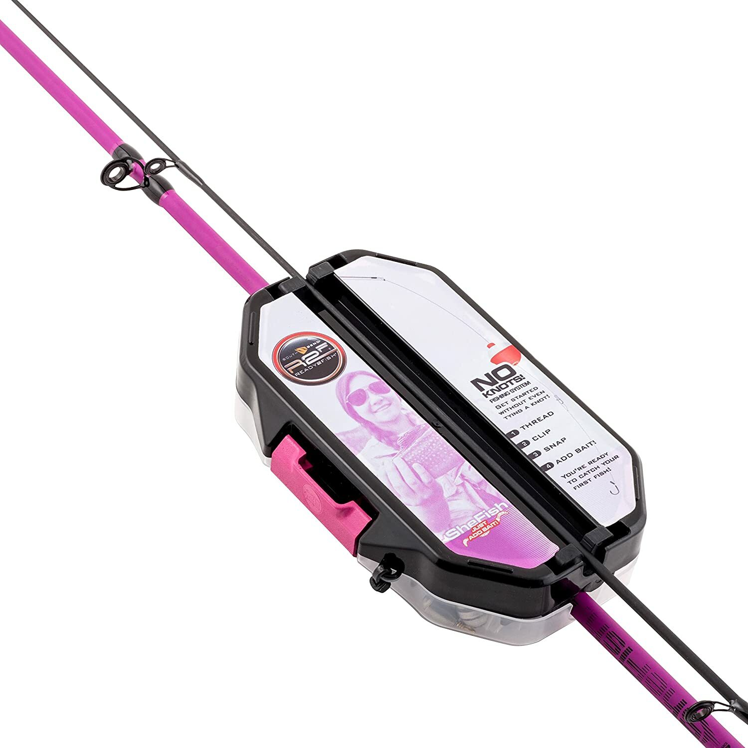 Reel and 2-Piece Fishing Rod Combo - READY 2 FISH R2F4 JUST ADD BAIT ...