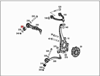 Genuine MERCEDES A217 C217 R231 Metal bushing element 2313331500 | eBay