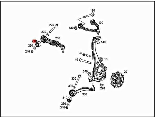 Genuine MERCEDES A217 C217 R231 Metal bushing element 2313331500 | eBay