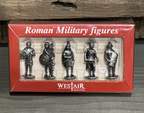 NEW WESTAIR Roman Military Figures 5 Metal figure set SOLDIERS CAST ...