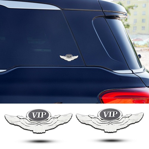 3D Wings Metal Luxury VIP Logo Car Bonnet Hood Emblem Badge Decal ...