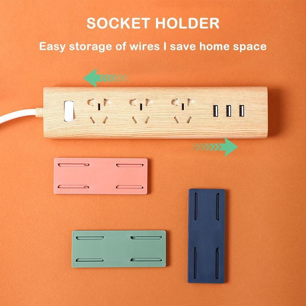 Power Strip Socket Holder Cables Socket Detachable Fixator Holder ...