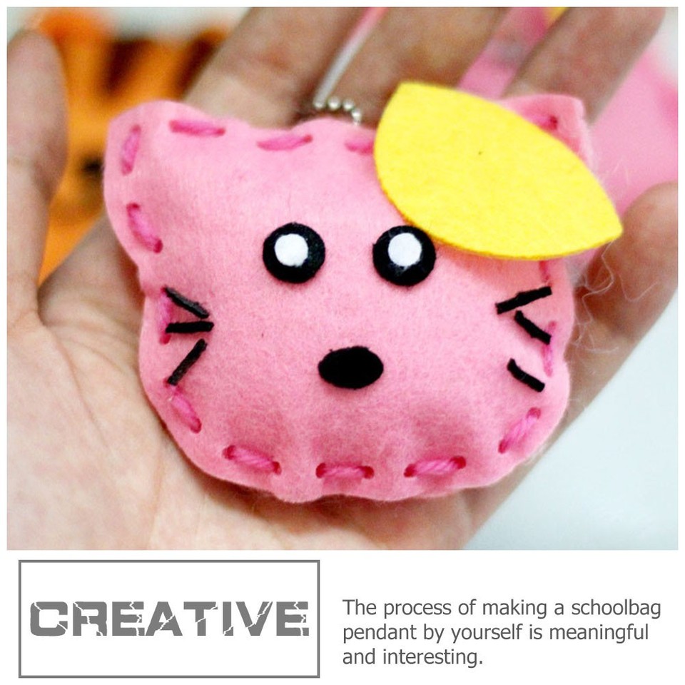 8 Pcs Stuffed Animal Chain Diy Bag Pendant Adornment Backpack Charm ...