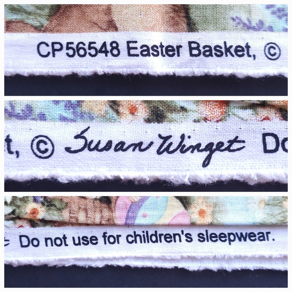1 Yard Easter Basket Fabric By Susan Winget 36 x 44 inch CP56548 ...