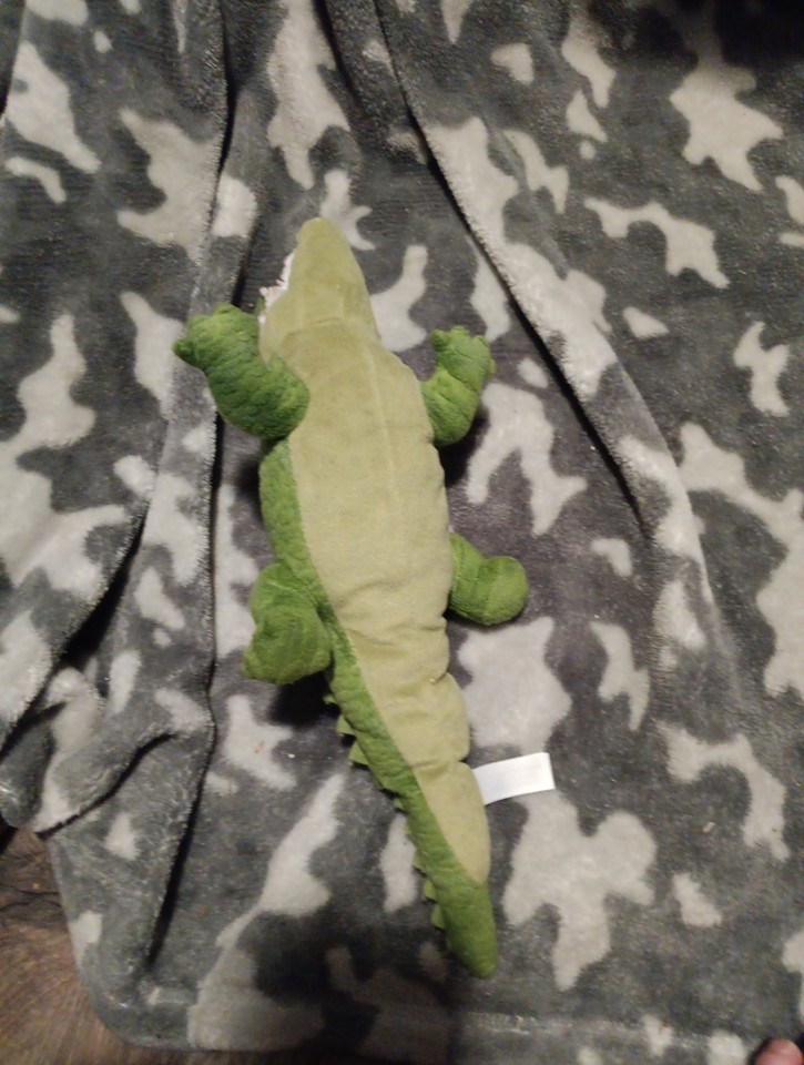 Bass Pro Shops Green Alligator Plush Yellow Eyes Open Mouth Crocodile ...