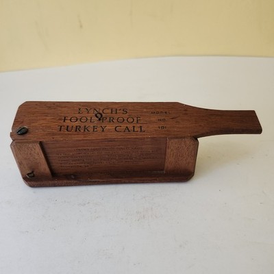 Turkey Call LYNCH’S FOOL PROOF Turkey Box Call- Model 101 1965 ...